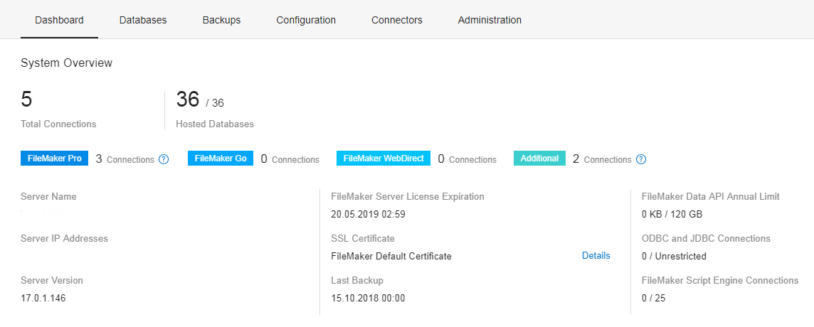FileMaker Server 17 Kurulum ve Yönetimi – FileMaker Destek